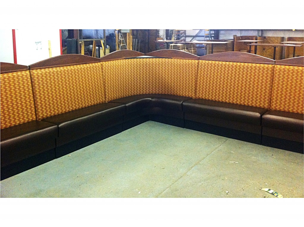 Custom Corner Booth – General Manufacturing